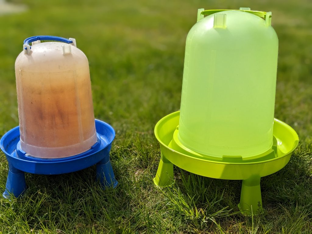 2 Gallon Chicken Waterer with Legs - Koops Coops